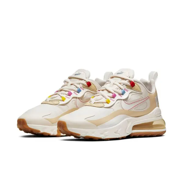 Nike Max 270 React Sneakers - Brown/white