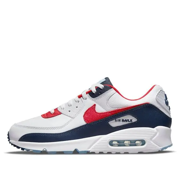 Nike Max 90 "usa Denim" Sneakers - White/blue/red