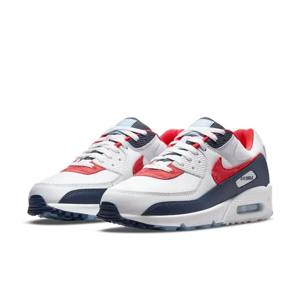Nike Max 90 "usa Denim" Sneakers - White/blue/red