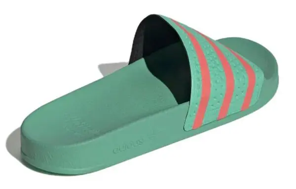 Adidas Adilette Slide - Green/orange