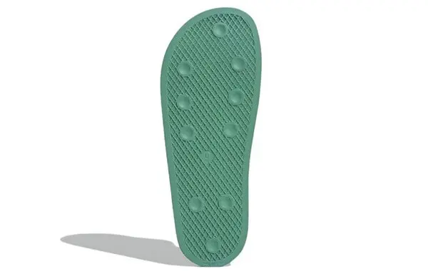 Adidas Adilette Slide - Green/orange