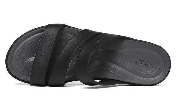 CROCS Boca Strappy Wedge Sandals