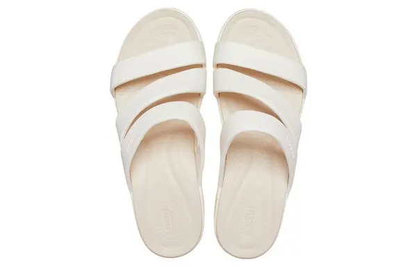 CROCS Boca Strappy Wedge Sandals