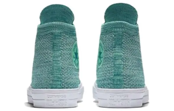 CONVERSE Chuck Taylor All Star X Nike Flyknit High Top Sneakers - Green/blue