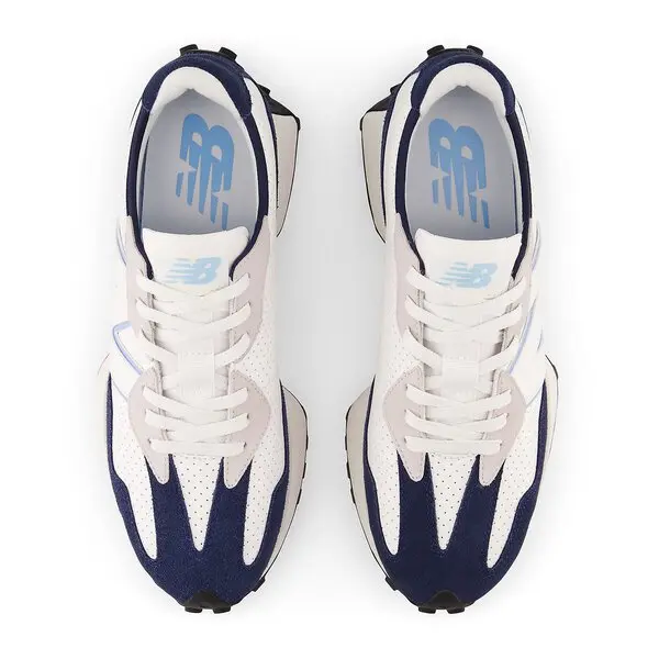 NEW BALANCE 327 Sneakers - White/blue