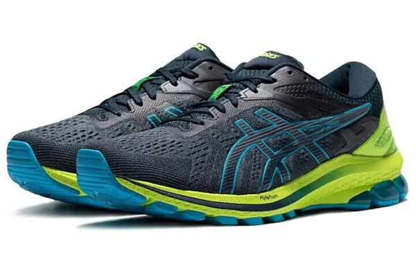 Asics Gt-1000 10 "french Blue" Low Top Athletic Sneakers - Blue/green