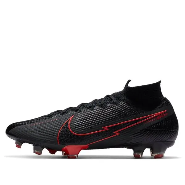 Nike Mercurial Superfly 7 Elite Fg Soccer Cleats - Black/red