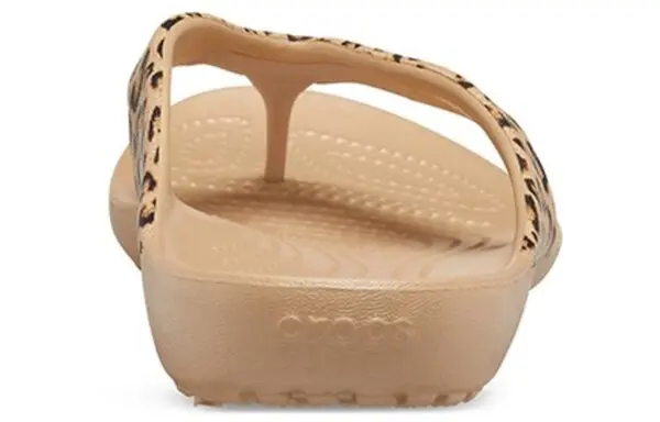 CROCS Kadee Ii Leopard Print Flip Flops