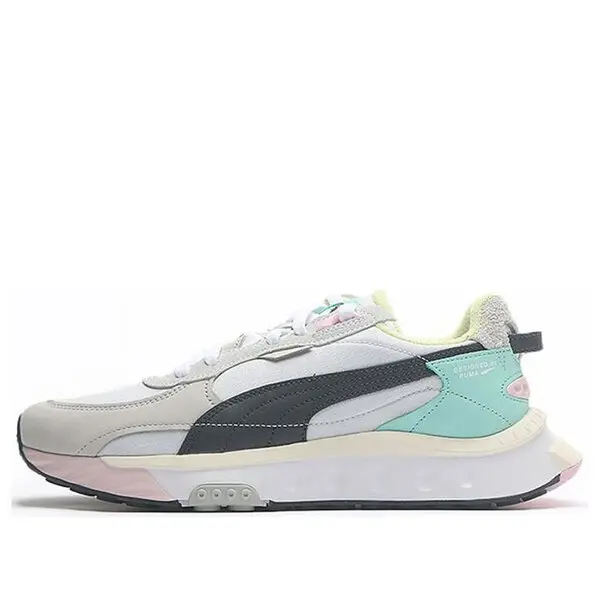 PUMA Wild Rider Layers Sneakers - Black/green
