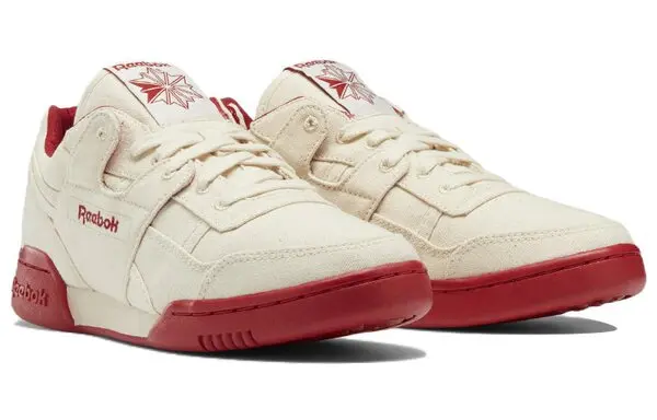 REEBOK Workout Plus Sneakers - Chalk/chalk/flash Red