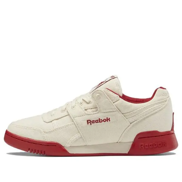 REEBOK Workout Plus Sneakers - Chalk/chalk/flash Red