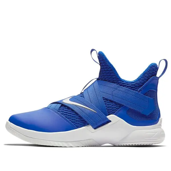Nike Lebron Soldier 12 Tb High Top Sneakers - Blue/white