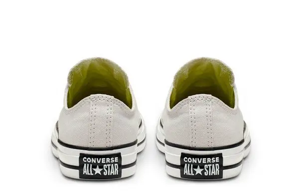 CONVERSE Chuck Taylor All Star Low Top Smiley Face Sneakers - Grey/green