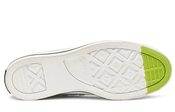 CONVERSE Chuck Taylor All Star Low Top Smiley Face Sneakers - Grey/green
