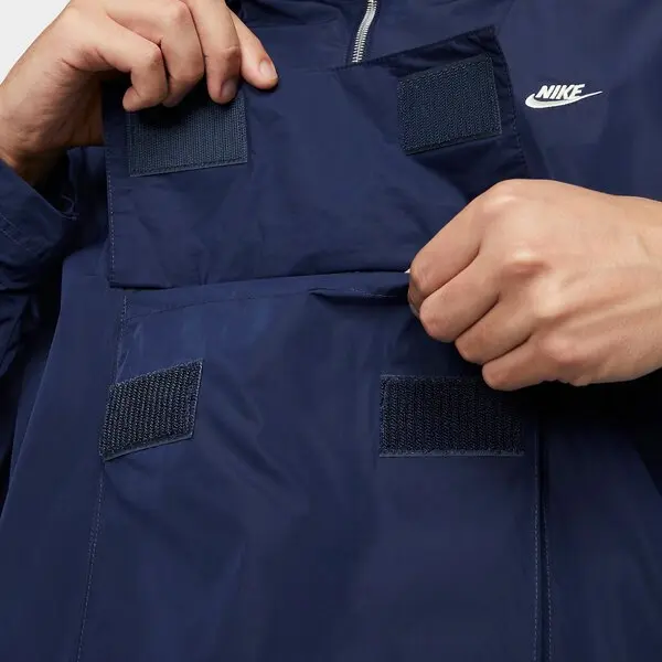 Nike Circa Lined Anorak Jacket - Blue/white