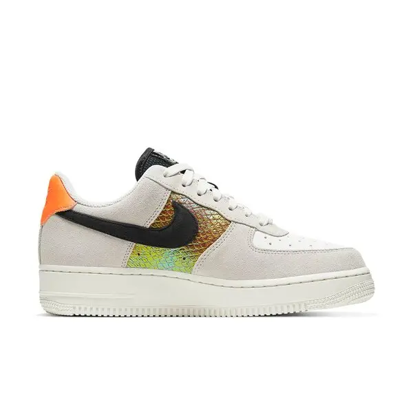 Nike Force 1 Low Iridescent Snakeskin Sneakers