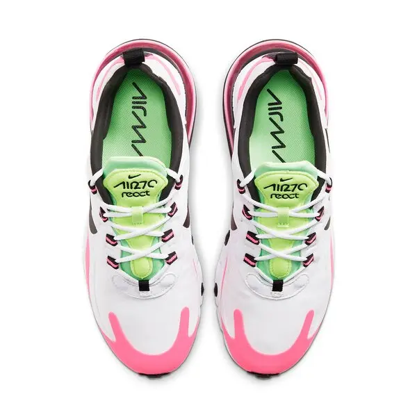 Nike Max 270 React Sneakers - Whiteblackpink