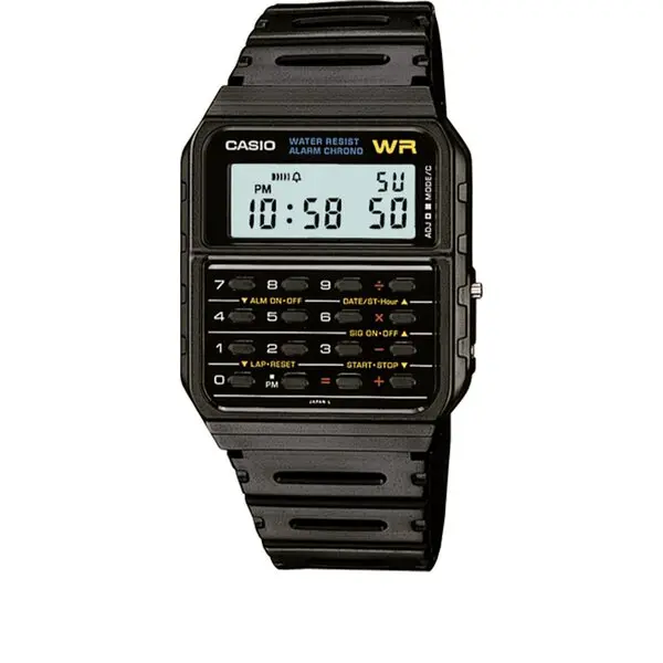 Casio Digital Water Resistant Watch - Black