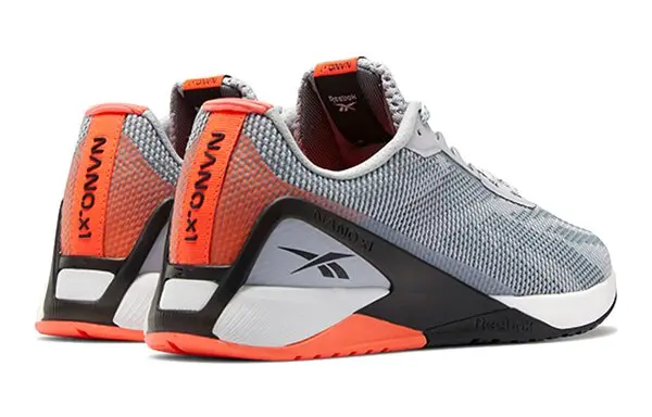 REEBOK Nano X1 Grit Athletic Sneakers - Grey/orange