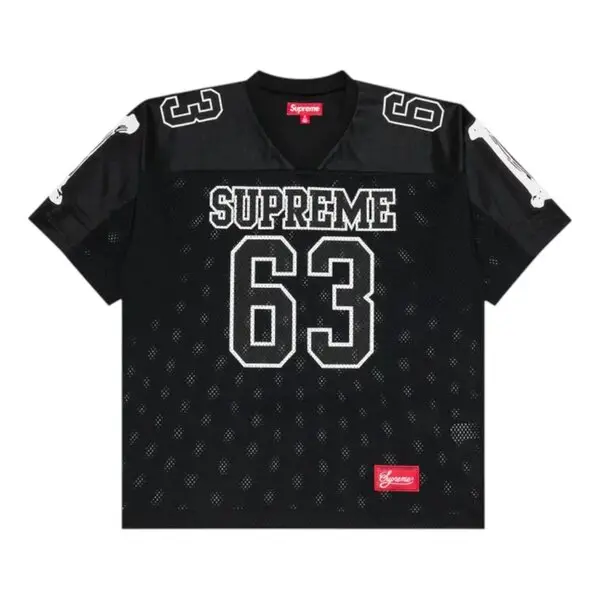 Supreme Bones Football Jersey - Black