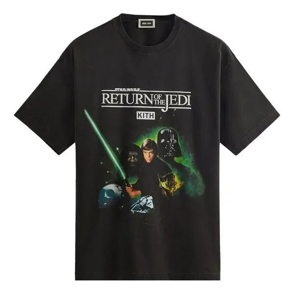 Kith X Star Wars Luke Poster Vintage Tee - Black