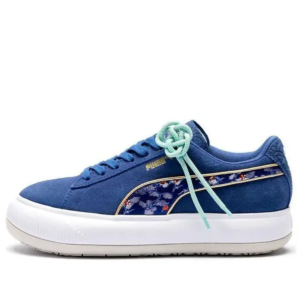 PUMA Mayu Kimono X Suede Sneakers - Blue