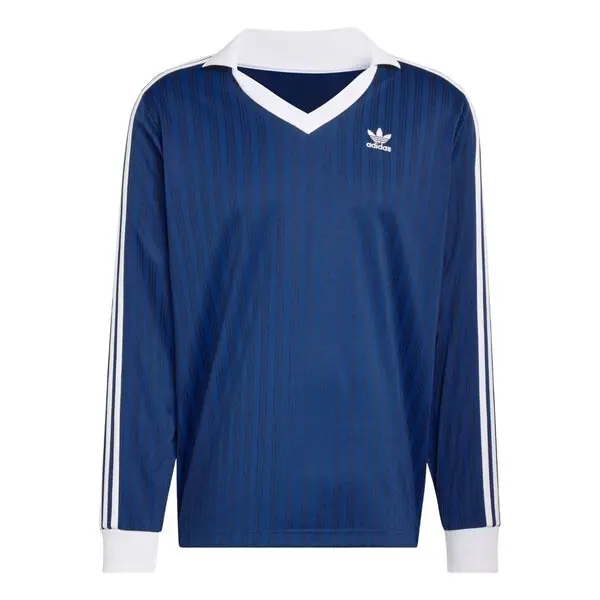 Adidas Adicolor Pique Long Sleeve T-shirt - Night Indigo
