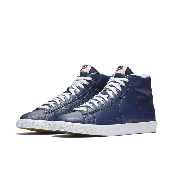 Nike Blazer Mid Prm Sneakers - Blue/white