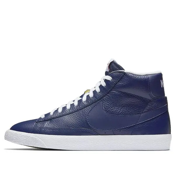 Nike Blazer Mid Prm Sneakers - Blue/white