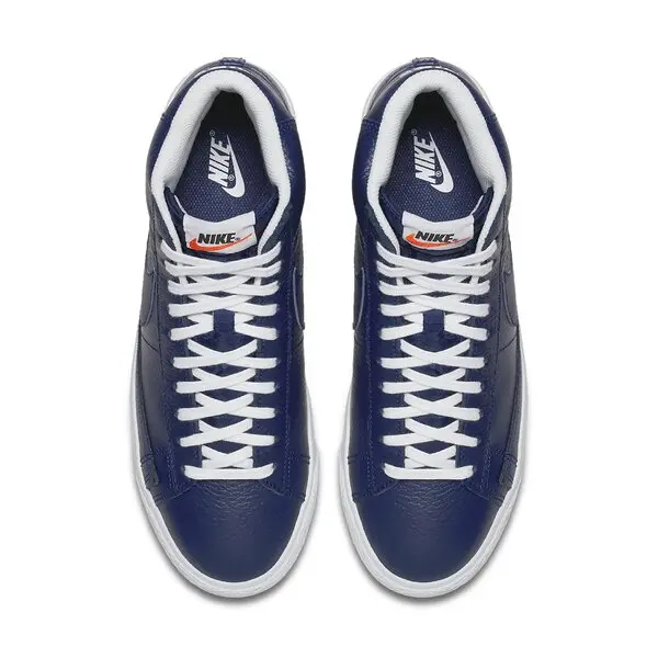 Nike Blazer Mid Prm Sneakers - Blue/white