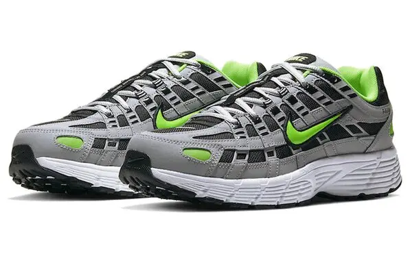 Nike P-6000 Athletic Sneakers - Grey/green