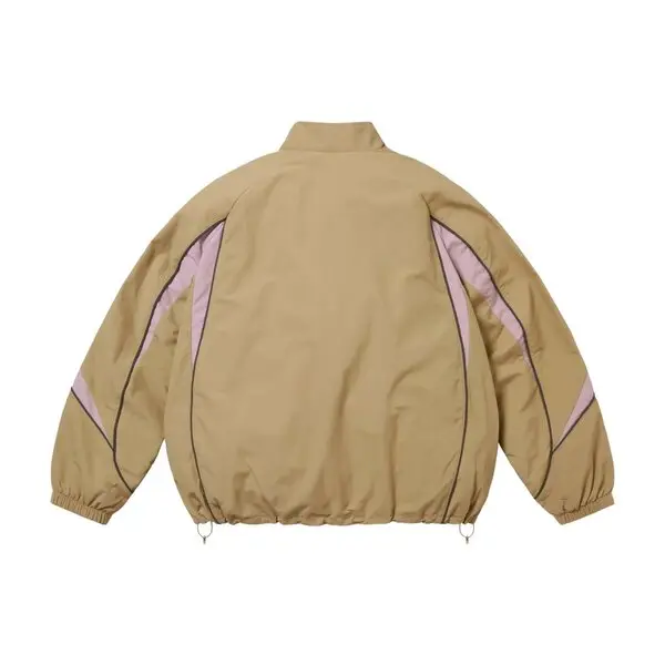 Supreme Contrast Piping Track Jacket - Tan