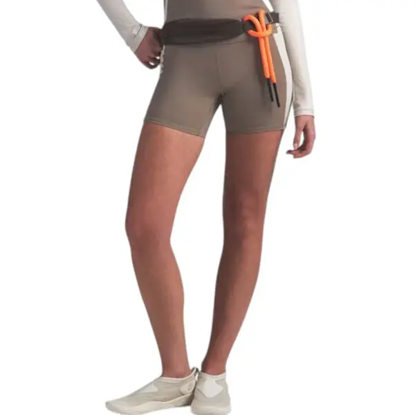 Nike X Skims Shine High-waisted 5" Biker Shorts - Truffle/stone