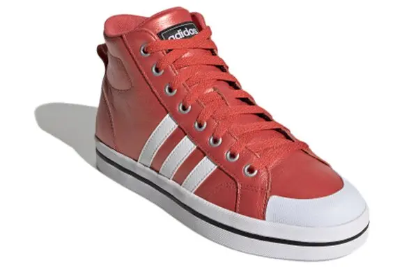 Adidas Neo Bravada Mid Top Sneakers - Red/white