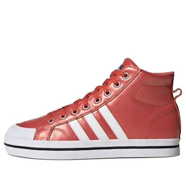 Adidas Neo Bravada Mid Top Sneakers - Red/white