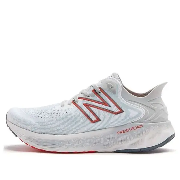 NEW BALANCE Fresh Foam 1080v11 Athletic Sneakers - White/red