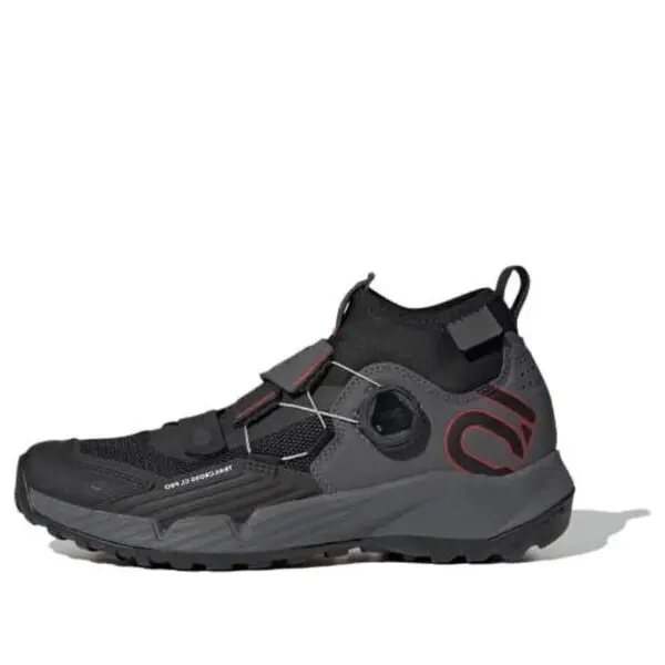 Adidas Five Ten Trailcross Pro Clip-in Mountain Biking Shoes - Core Black / Grey Three / Red