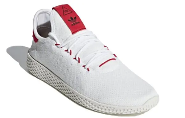 Adidas Pharrell Williams X Tennis Hu Sneakers - White/red