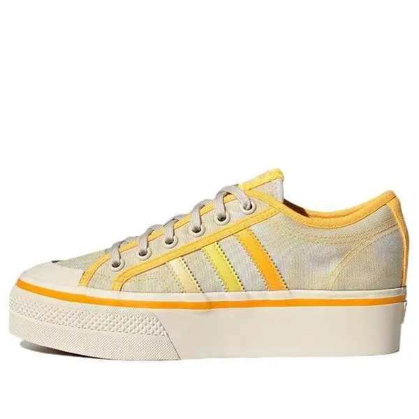Adidas Nizza Platform Sneakers - Cream/yellow