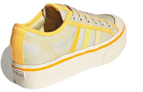 Adidas Nizza Platform Sneakers - Cream/yellow