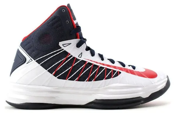 Nike Hyperdunk+ Sport Pack 'usa' High Top Sneakers - White/red/black
