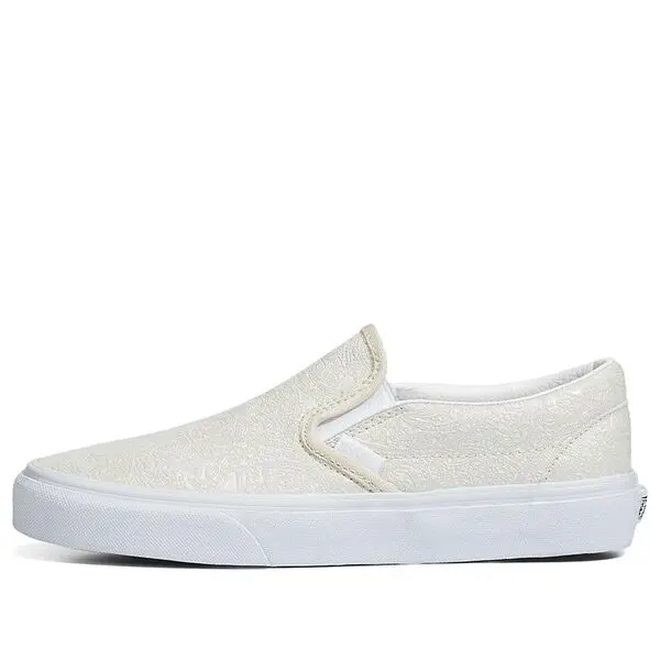 VANS Princess Paisley Slip-on Sneakers - Cream