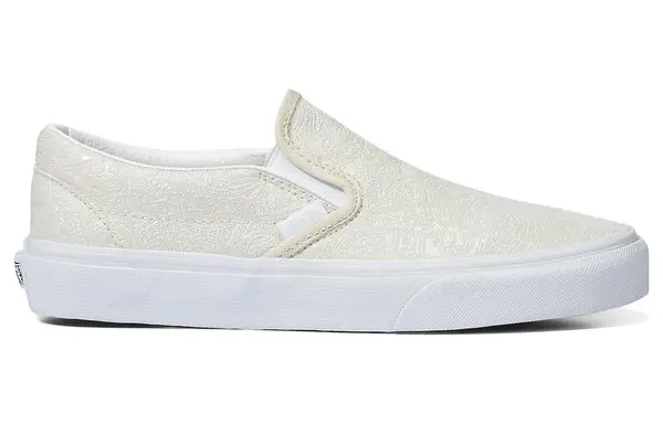 VANS Princess Paisley Slip-on Sneakers - Cream