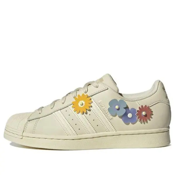 Adidas Superstar Floral Sneakers - White