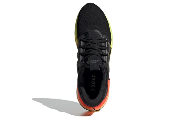 Adidas X_plrboost "black Pulse Lime Gradient" Sneakers - Core Black/cloud White/pulse Lime