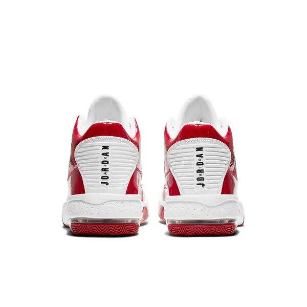 JORDAN Air Max Aura 2 High Top Sneakers - White/red