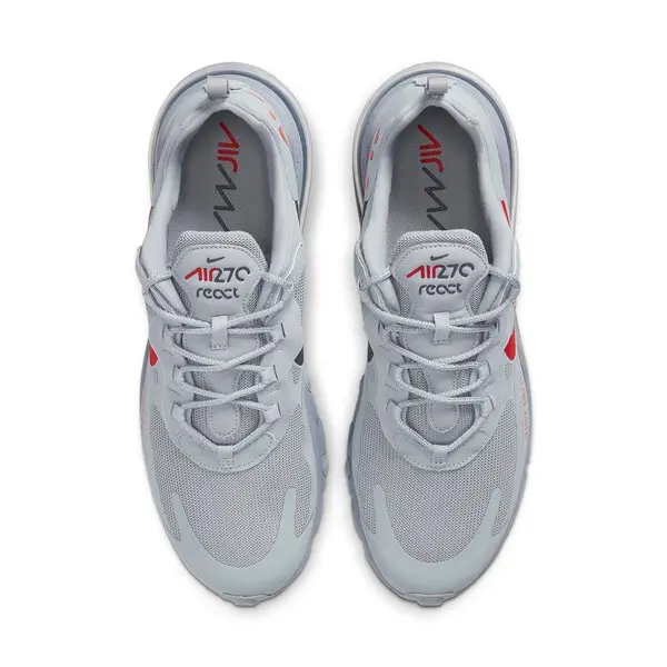 Nike Max 270 React Sneakers - Grey/red