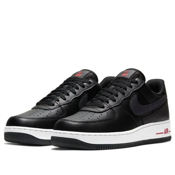 Nike Force 1 Low "technical Stitch Bred - Black