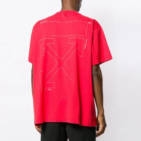 Off-White 2019-20fw Crew Neck Street Style Cotton Short Sleeves Logo