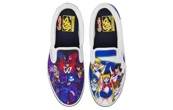 VANS Sailor Moon X Classic Slip-on Comfycush 'pretty Guardian - White
